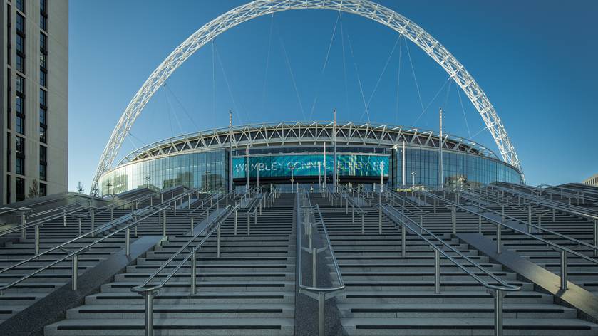 The Olympic Steps at Wembley Park
