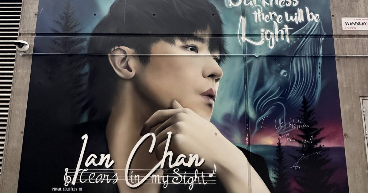Ian Chan Mural in Wembley Park London